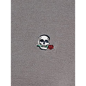 Robert Graham Men's Drifters L/S Sweater, Grey, Large