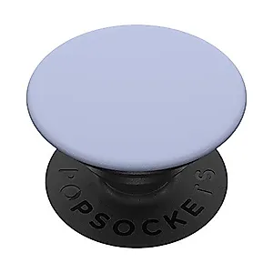 Pastel Periwinkle Solid Color Simple Purple Pastel PopSockets Grip and Stand for Phones and Tablets