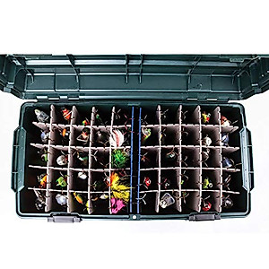 Flambeau Outdoors 6127ZR Maximizer Large Lure Storage Box with Zerust Anti-Corrosion Technology, [1] Dry Box, Deep Green, 27.5x13.75x14-Inch