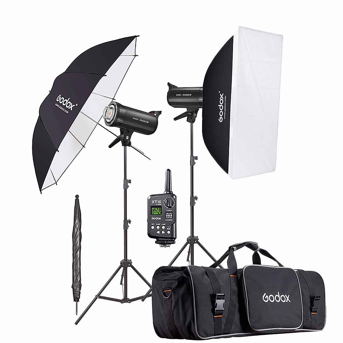 Godox 2 x SK400II-V 800Ws Strobe Flash Light Monolight Kit for Studio Photography(2023 New Upgrade)