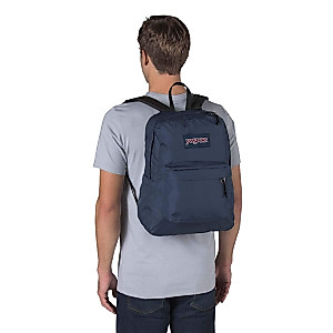 JanSport - Superbreak Backpack - Navy, O/S.