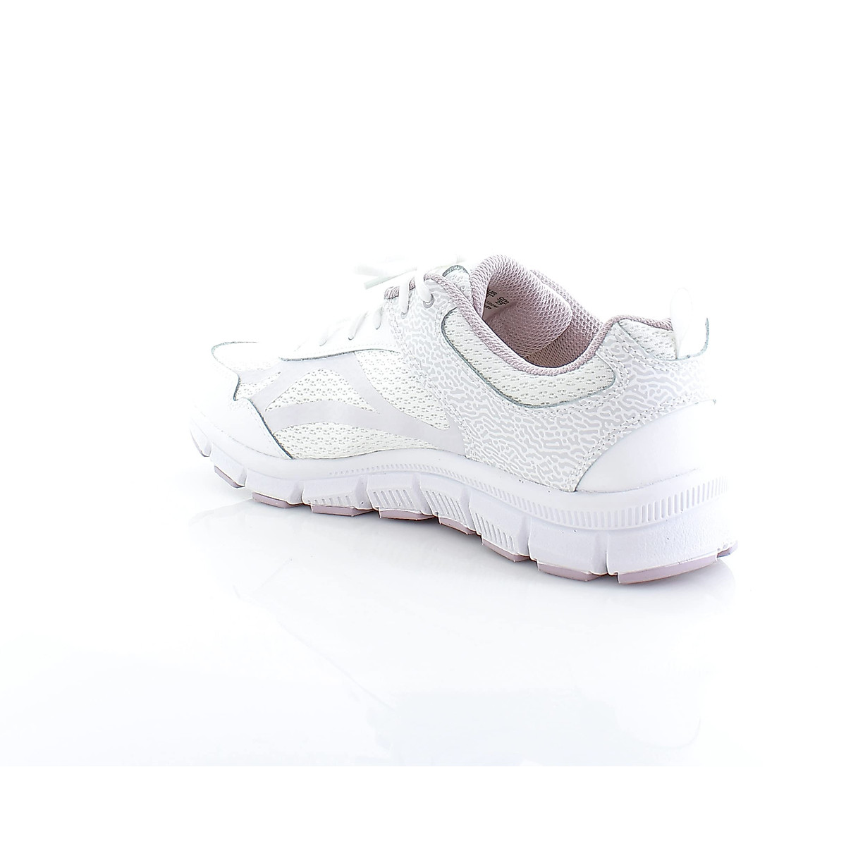 Ryka Womens Harlee Lace Up Athletic and Training Shoes White 8 Wide (C,D,W)