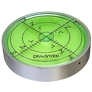 Aluminium Bullseye Round Precision Spirit Level 60mm Caravan