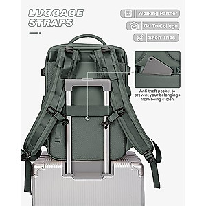 Travel Backpack For Women Men Airline Approved Carry On Bags For Airplanes Gym Bag With Shoe Compartment Backpack For Traveling On Airplane Waterproof Laptop Backpack College Travel Essentials