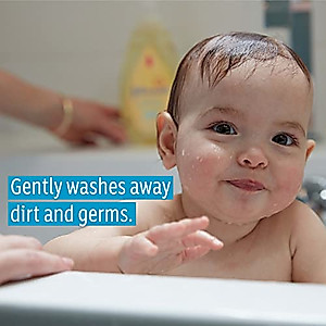 Johnson's Head-To-Toe Gentle Baby Body Wash & Shampoo, Tear-Free, Sulfate-Free & Hypoallergenic Bath Wash & Shampoo for Baby's Sensitive Skin & Hair, Washes Away 99.9% Of Germs 27.1 fl. oz