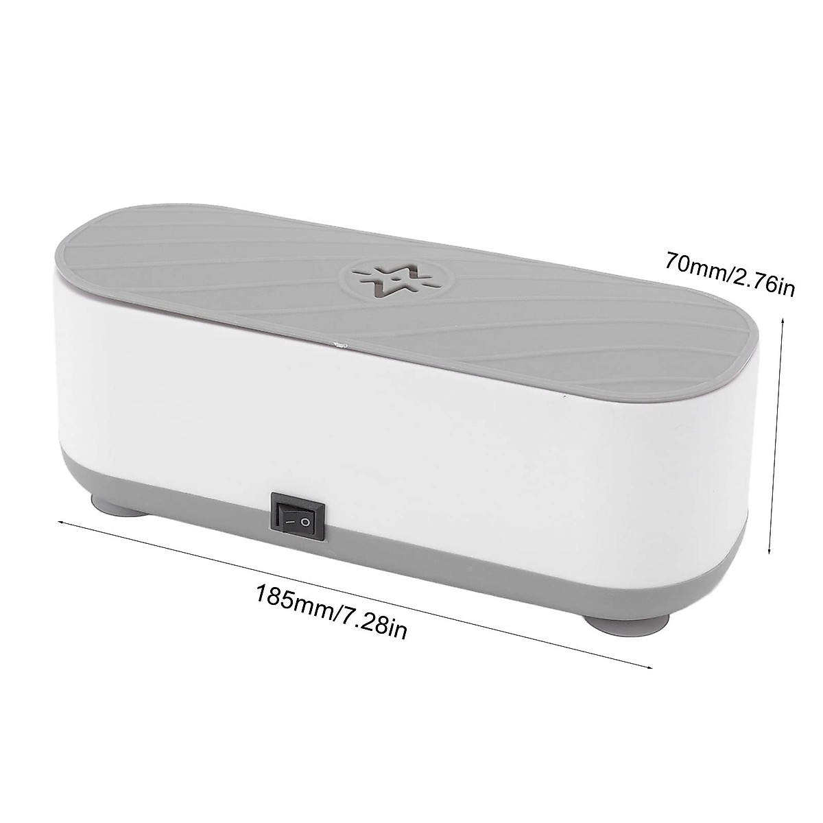 Ultrasonic Jewelry Cleaner, Professional Portable Household Ultrasound Machine Portable Ultrasound Cleaner for Cleaning Rings Glasses Coins Necklaces Makeup Brushes