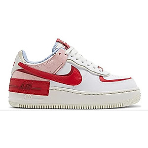 Nike AIR Force 1 Shadow RED/White CI0919 108 Women's Size 11 KC
