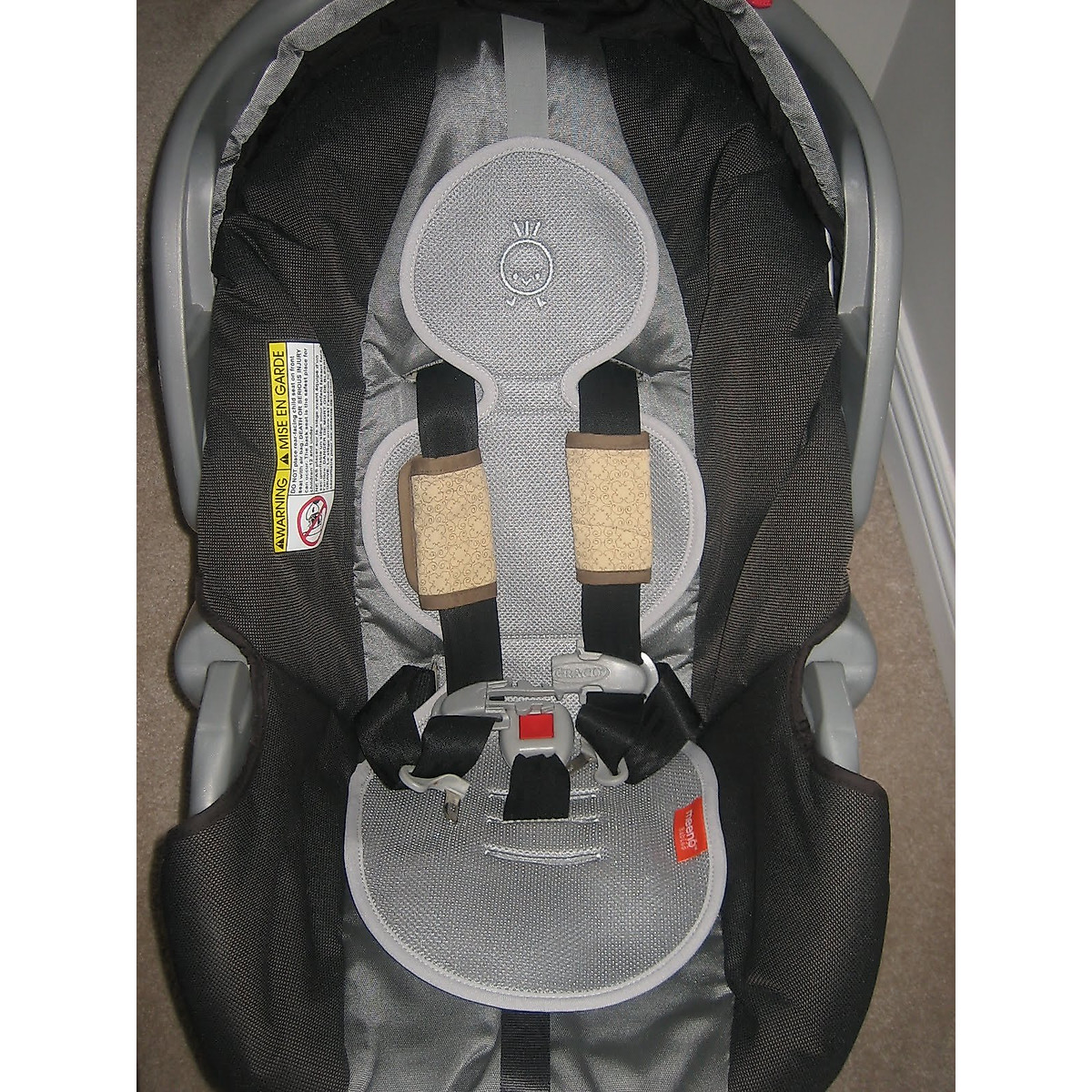 Cool Mee - Bucket Seat Liner - 0-12 Months - Silver