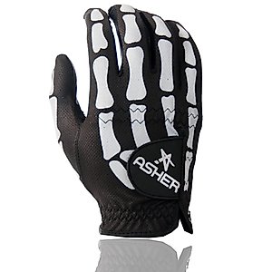 Asher Men's Deathgrip Right Hand Glove, Black, Medium