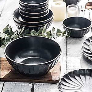 GagalU Party Tableware Set,Fine Dinnerware Set,White Porcelain Dinnerware Set, Petal Shape Ceramic Plates and Bowls Sets, Modern Creativity Vintage Round Dishes Set, Service for 10 Microwave, Oven