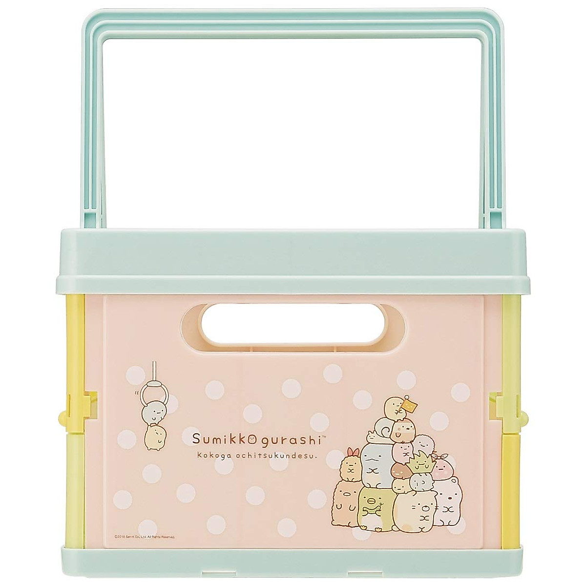 Skater BWOT13 Storage Box, Folding Storage Case, Basket, Sumikko Gurashi, 15.0 x 9.8 x 7.7 inches (38 x 25 x 19.5 cm)