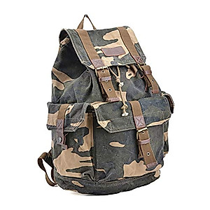 Gootium 21101CAM Specially High Density Thick Canvas Backpack Rucksack (camouflage)