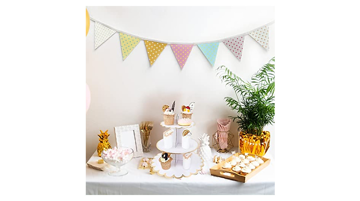 2 Pack Cardboard Cake Stand for Any Occasion