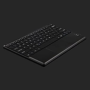 BoxWave Keyboard Compatible with Acer ConceptD 7 Ezel CC715-71-7163 (15.6 in) - SlimKeys Bluetooth Keyboard with Trackpad, Portable Keyboard with Trackpad - Jet Black