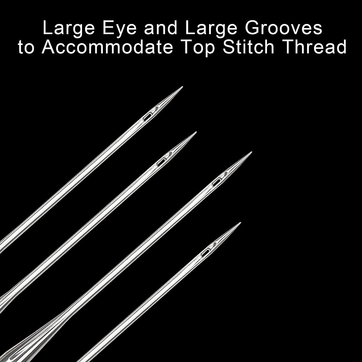 50 Pcs Sewing Machine Needles for Brother, Size 100/16 130/705H HAx1 Embroidery Machine Needles for Brother Sewing Machine (5 Pack of 10 Needles)