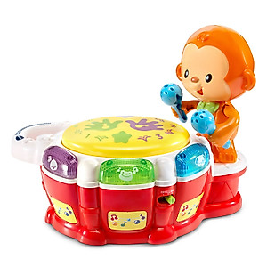 VTech Baby Beats Monkey Drum includes Toy Drum^AAA Battery (3)^Manual