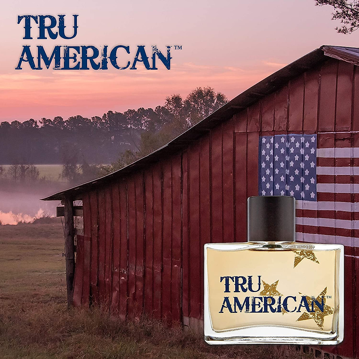 Tru Western Tru American Men's Cologne, 3.4 fl oz (100 ml) - Fresh, Bold, Masculine
