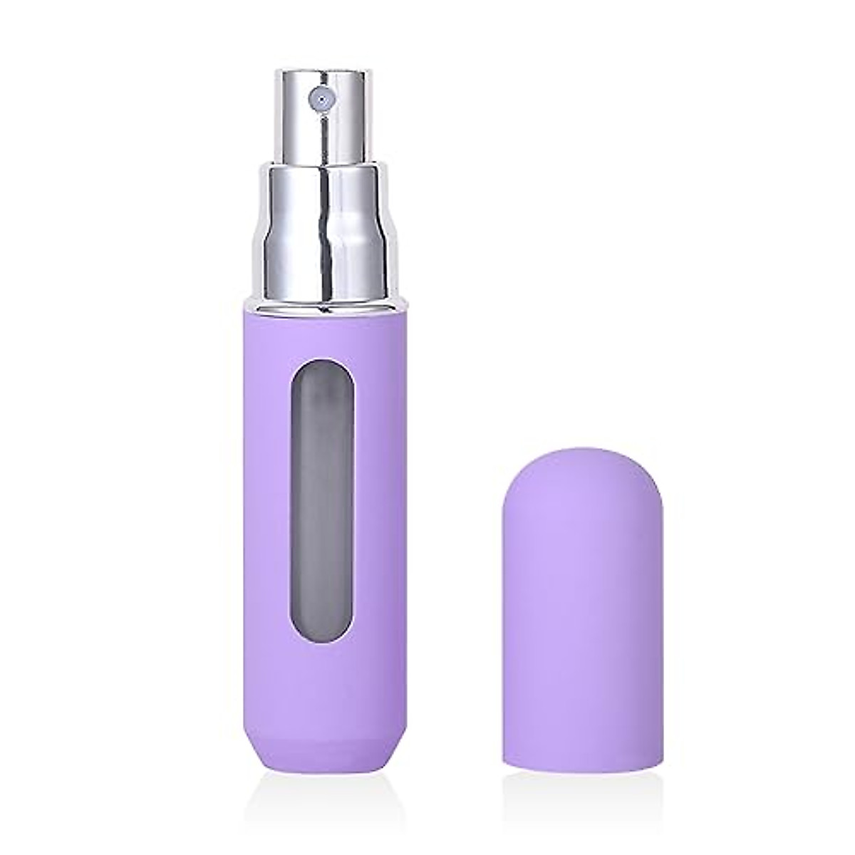 KAYZON Portable Mini Refillable Perfume Atomizer - Travel Size Spray Bottles for Women - Underfill Scent Pump Case Travel Fragrance Empty Container Bottom Refill Perfume Bottle for Traveling 5ml