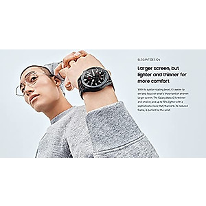 Samsung Galaxy Watch3 2020 Smartwatch (Bluetooth + Wi-Fi + GPS) International Model (Silver, 45mm)