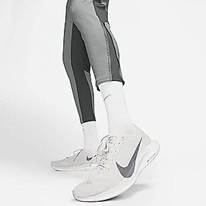 Nike Men's Phenom Elite Knit Running Pants (Light Smoke Grey/Smoke Grey, Large)