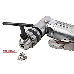 1/4'' 90 Degree Air Drill Pneumatic Drill Right Angle Drill Pneumatic Pistol Drill Pneumatic Drill Tool Power Screwdriver Drill
