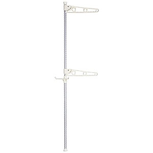 ORE International 67"-91" Free Standing Trellis Laundry Pole Set of 2, Unknown