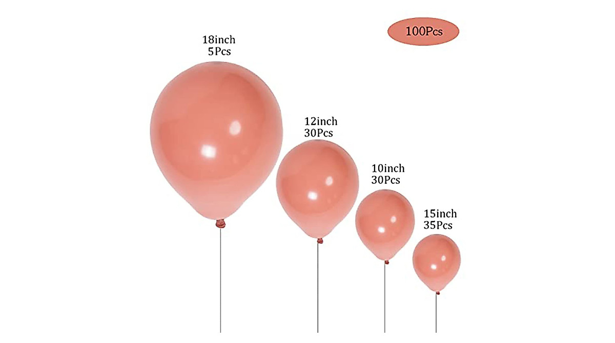100pcs Dusty Pink Balloons for Any Celebration