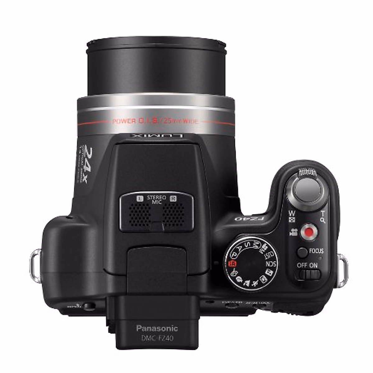 Panasonic Lumix DMC-FZ40 14.1 MP Digital Camera with 24x Optical Image Stabilized Zoom and 3.0-Inch LCD - Black (Discontinued by Manufacturer)