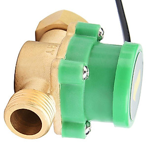 Water Flow Switch,G1/2-G1/2 Thread Water Pump Flow Sensor Electronic Pressure Automatic Control Switch 220V