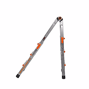 Little Giant Ladder Systems, Velocity, M13, 13 Ft, Multi-Position Ladder, Aluminum, Type 1A, 300 lbs Weight Rating, (15413-001)