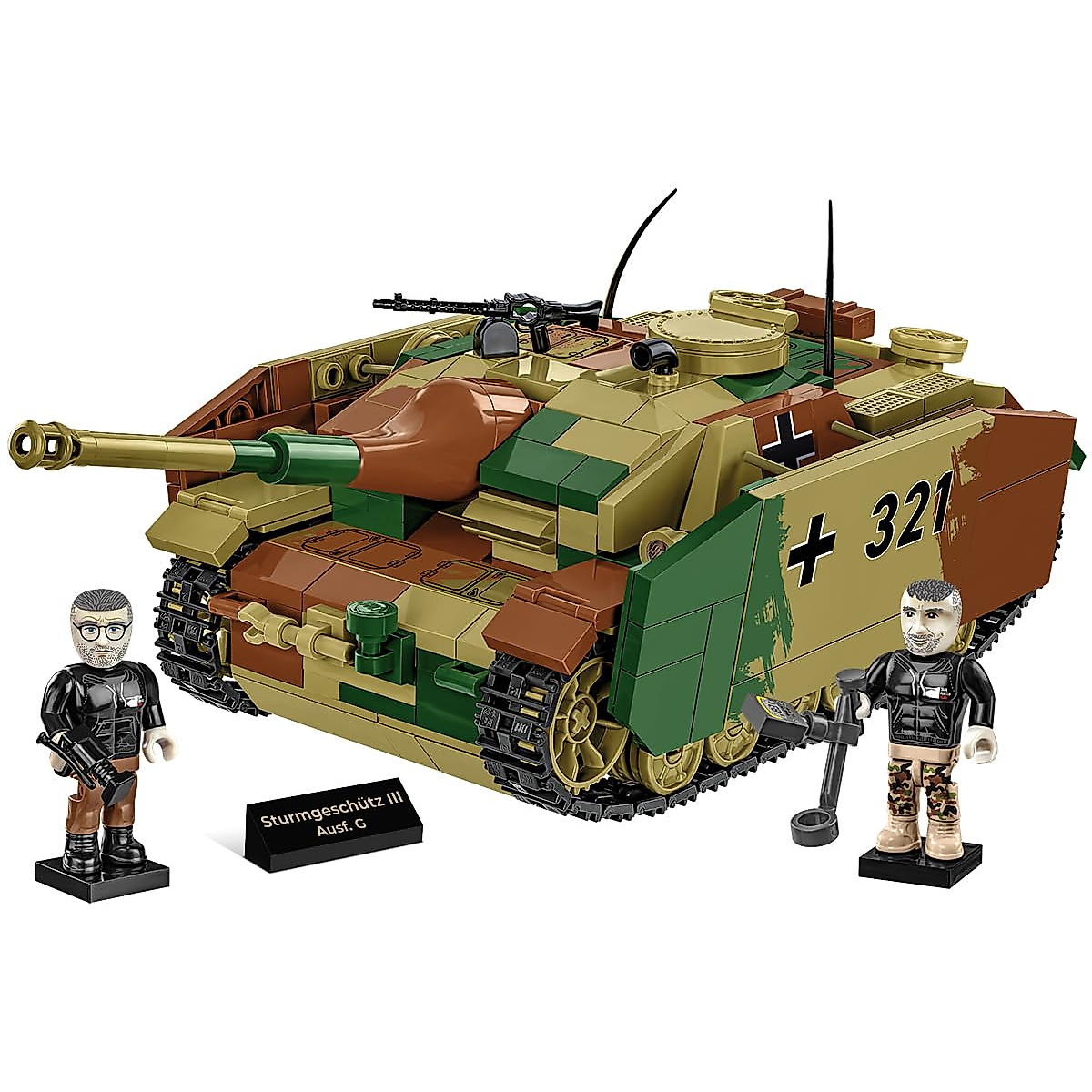 COBI Historical Collection WWII Sturmgeschutz III Ausf. G (2-in-1) Tank Hunter Team - Executive Edition