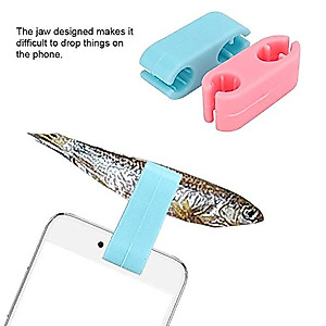 2pcs Pet Selfie Clip Tool, Pet Selfie Artifact Toys Pet Selfie Stick Dog Camera Lens Phone Clip Photographing Props Attract Attention