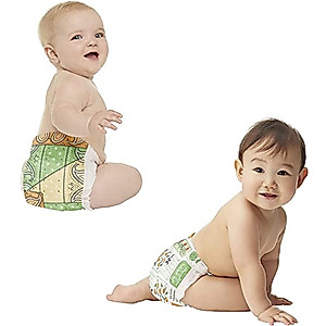 The Honest Company Clean Conscious Diapers | Plant-Based, Sustainable | Color Me Paisley + Grow Together | Club Box, Size 6 (35+ lbs), 44 Count