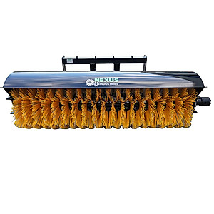72" Skid Steer Hydraulic Rotary Angle Broom Sweeper Wire Brush