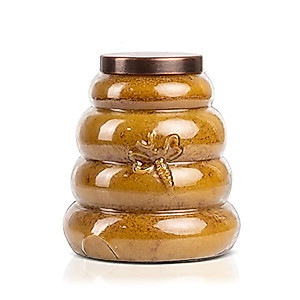 A Cheerful Giver Spring Candles Honey Pear Cider Beehive Jar Candle - 30 Ounces with 150 Hours Burn Time - Gifts for Women