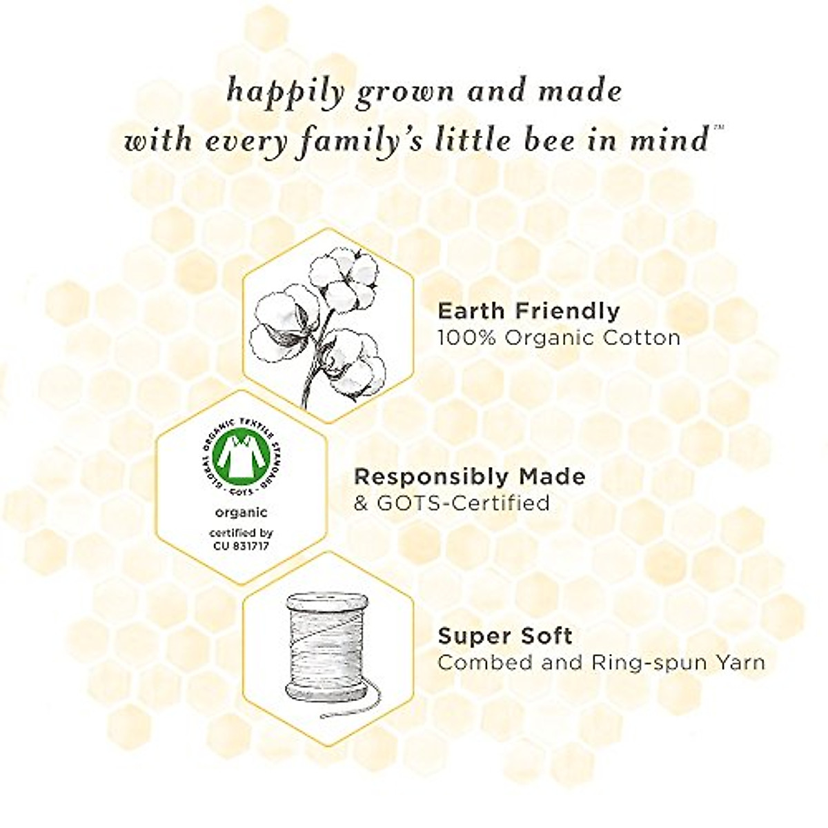 Burt's Bees Baby baby girls Unisex Pajamas, Zip-front Non-slip Footed Pjs, Organic Cotton and Toddler Sleepers, A Bee C/Stripe 2-pk, 12 Months US