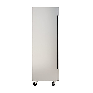27 5/8 Inch AP-23F 20 Cu. Ft Commercial Freezer, Single Door Stainless Steel Reach-in Freezer with 3 Adjustable Shelves for Restaurants, -8°F – 0°F