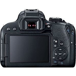 Canon EOS Rebel 800D / T7i DSLR Camera (Body Only) + 4K Monitor + Canon EF 24-70mm Lens + Pro Mic + Pro Headphones + 2 x 64GB Memory Card + Case + Corel Photo Software + More (Renewed)