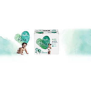 Diapers Size 6, 58 Count - Pampers Pure Protection Disposable Baby Diapers, Hypoallergenic and Unscented Protection, Giant Pack (Old Version)