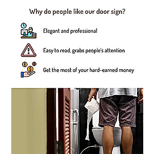 Sleeping Sign for Door, 2 Pack (Printed on Both Sides), 9.3″x3.5″ PVC Plastic, Naps Sign, Napping Sign, Do not Ring Bell Sign, Baby Sleeping Sign, Night Shift Sleeping, Do Not Disturb Sign