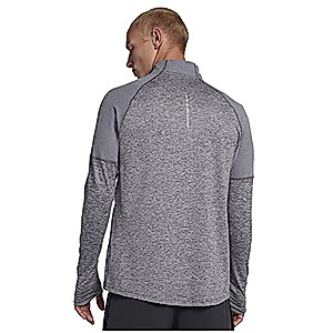 Nike Men's 1/2 Zip Element Running Top (Dark Grey/Heather, Medium)