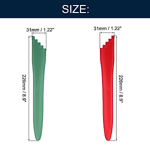 uxcell 2Pcs Bubble Popper Canning Kits, Bubble Measurer Canning Supplies for Canning Food, Red & Green