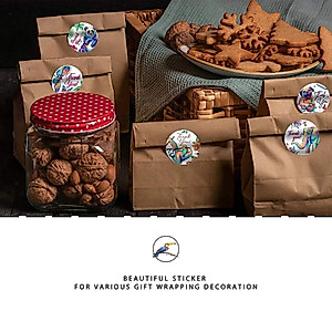 Cute Animal Flower Thank You Stickers 1000 1 Inch Round Panda Elephant Bird Plant Thank You Label 500 Labels Per Roll for Birthday Gift Bags Baby Shower Wedding Kids Toys Teacher Reward Stickers