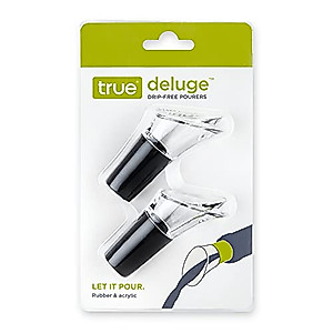 True Deluge Drip-Free Wine Aerator Pourer for Wine Bottles - Aerating Wine Pourer Spout