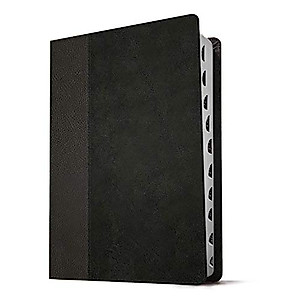 NLT Personal Size Giant Print Bible, Filament-Enabled Edition (LeatherLike, Black/Onyx, Indexed, Red Letter): Includes Free Access to the Filament ... Notes, Devotionals, Worship Music, and Video