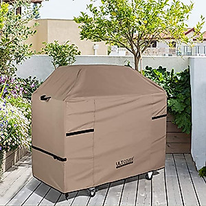 ULTCOVER Gas Grill Cover 64 inch for 4-6 Burner Propane Barbecue Grills Waterproof BBQ Cover Fits Most Grills Weber Nexgrill Char-Broil Brinkmann