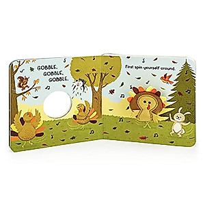 Gobble Wobble Finger Puppet Thanksgiving Board Book Kids Ages 0-4 (Children's Thanksgiving Interactive Finger Puppet Board Book)