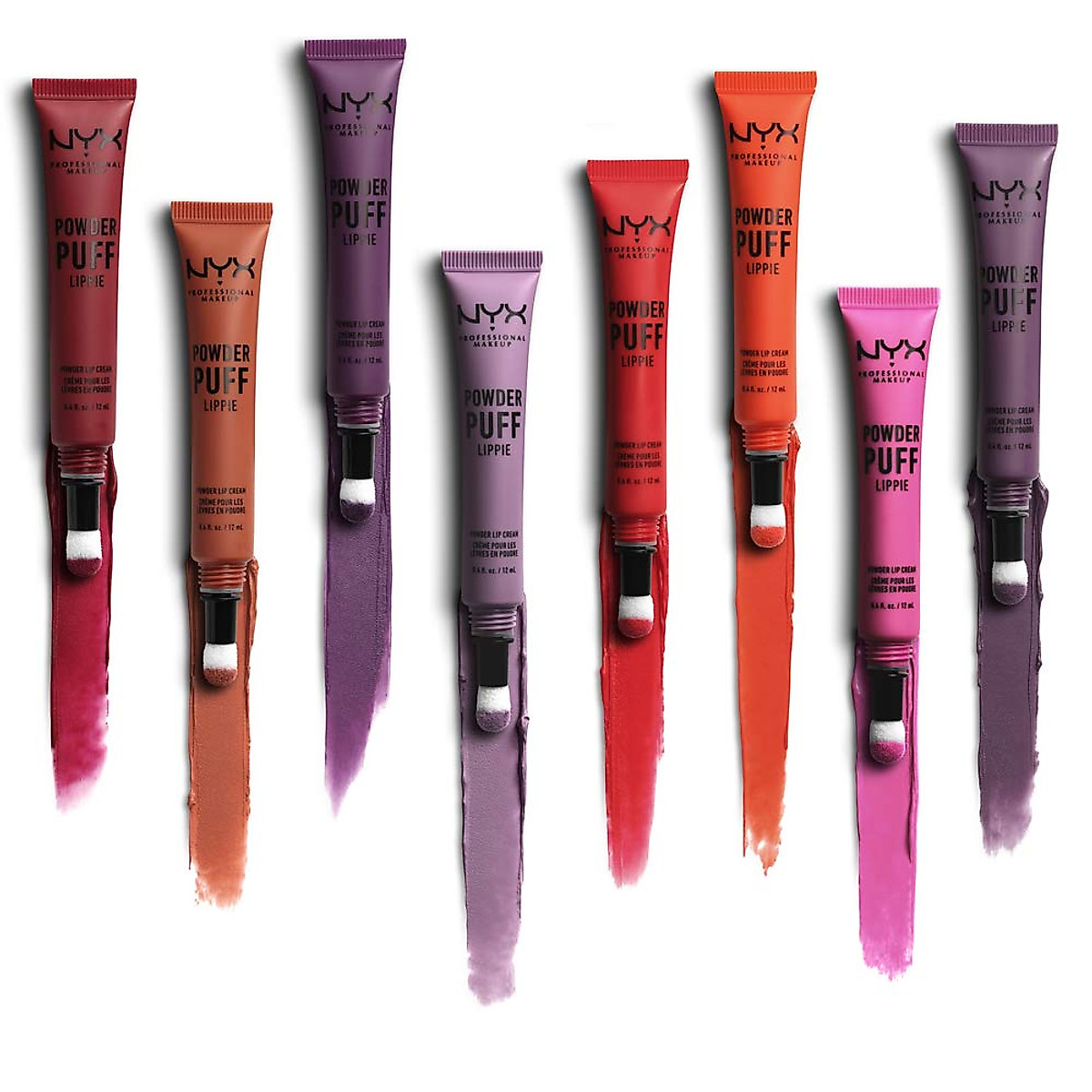 NYX PROFESSIONAL MAKEUP Powder Puff Lippie Lip Cream, Liquid Lipstick - Cool Intentions (Light Brown With Pink Undertones)