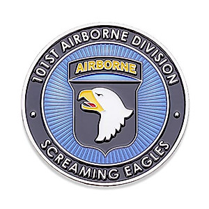 101st U.S. Army Airborne Challenge Coin! Amazing US Army Custom Coin, 101st Airborne Military Challenge Coin! Designed by Military Veterans! Officially Licensed Product!