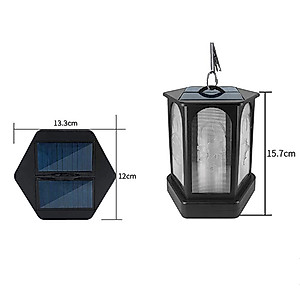 ZHUANYIYI Outdoor Hanging Solar Flame Lights, Garden Lawn Decorative Landscape Lights, All-Weather Home Garden Pavement Waterproof Lighting